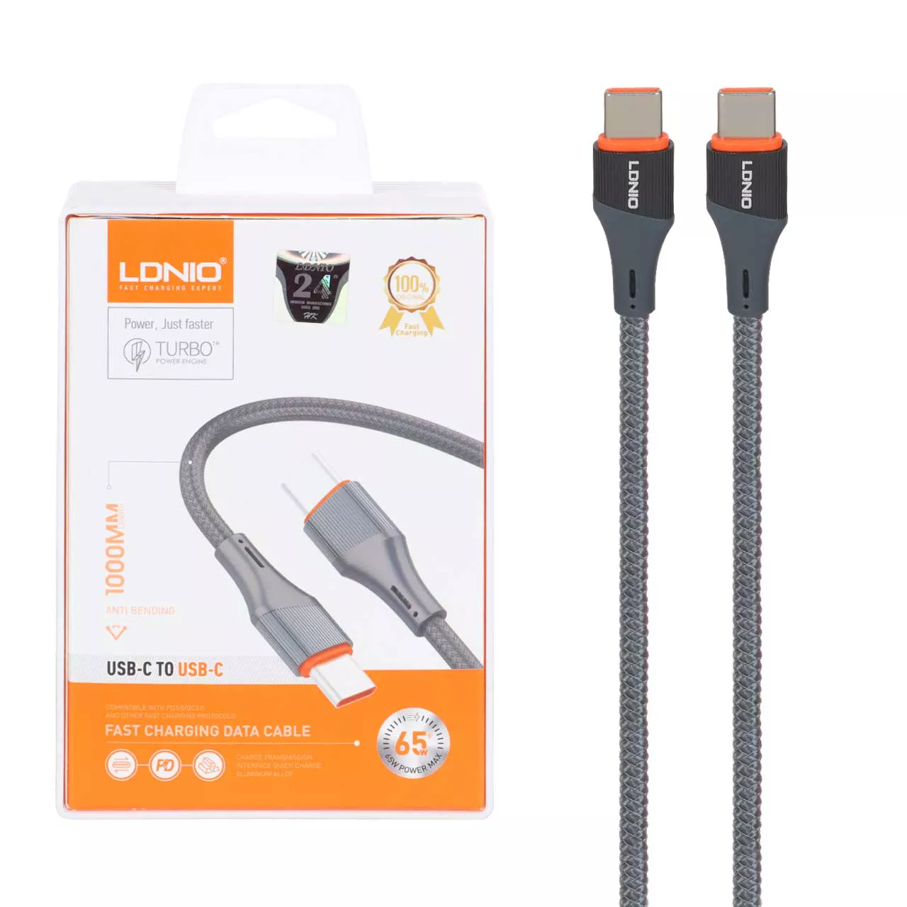 کابل Ldnio LC631C دو سر تایپ سی - فروشگاه لوازم و قطعات جانبی کامپیوتر و موبایل